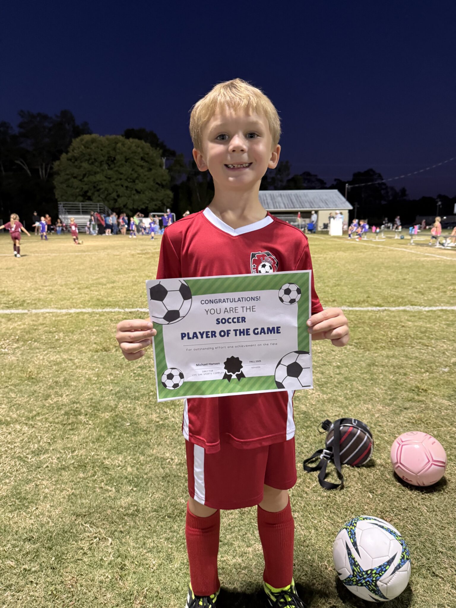 Players of the Game – Live Oak Sports Complex